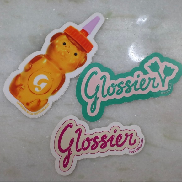 Glossier | Other | Limited Edition Glossier Sticker Set | Poshmark